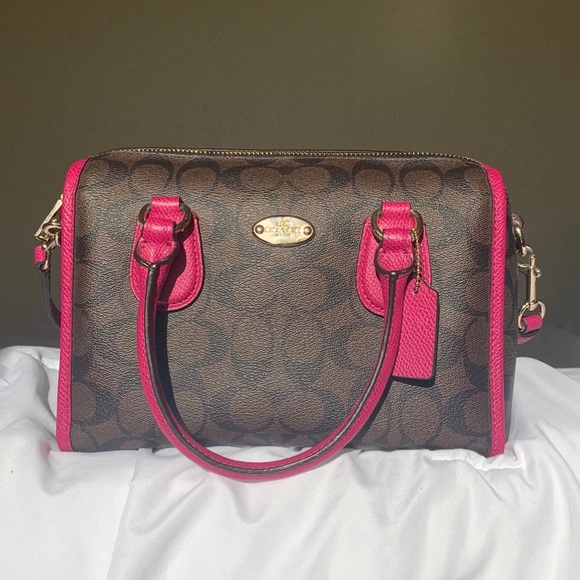 Coach | Bags | Coach Canvas Mini Benette Satchel | Poshmark